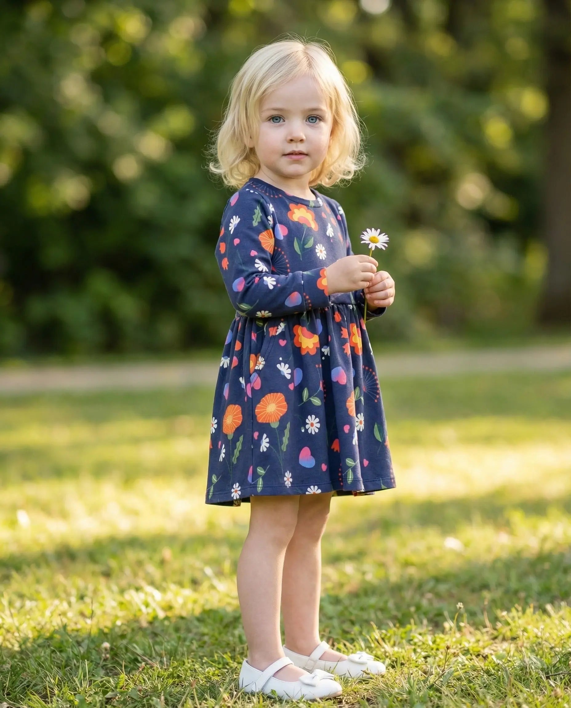 Floral Print Sweatshirt Dress - Ollies Place
