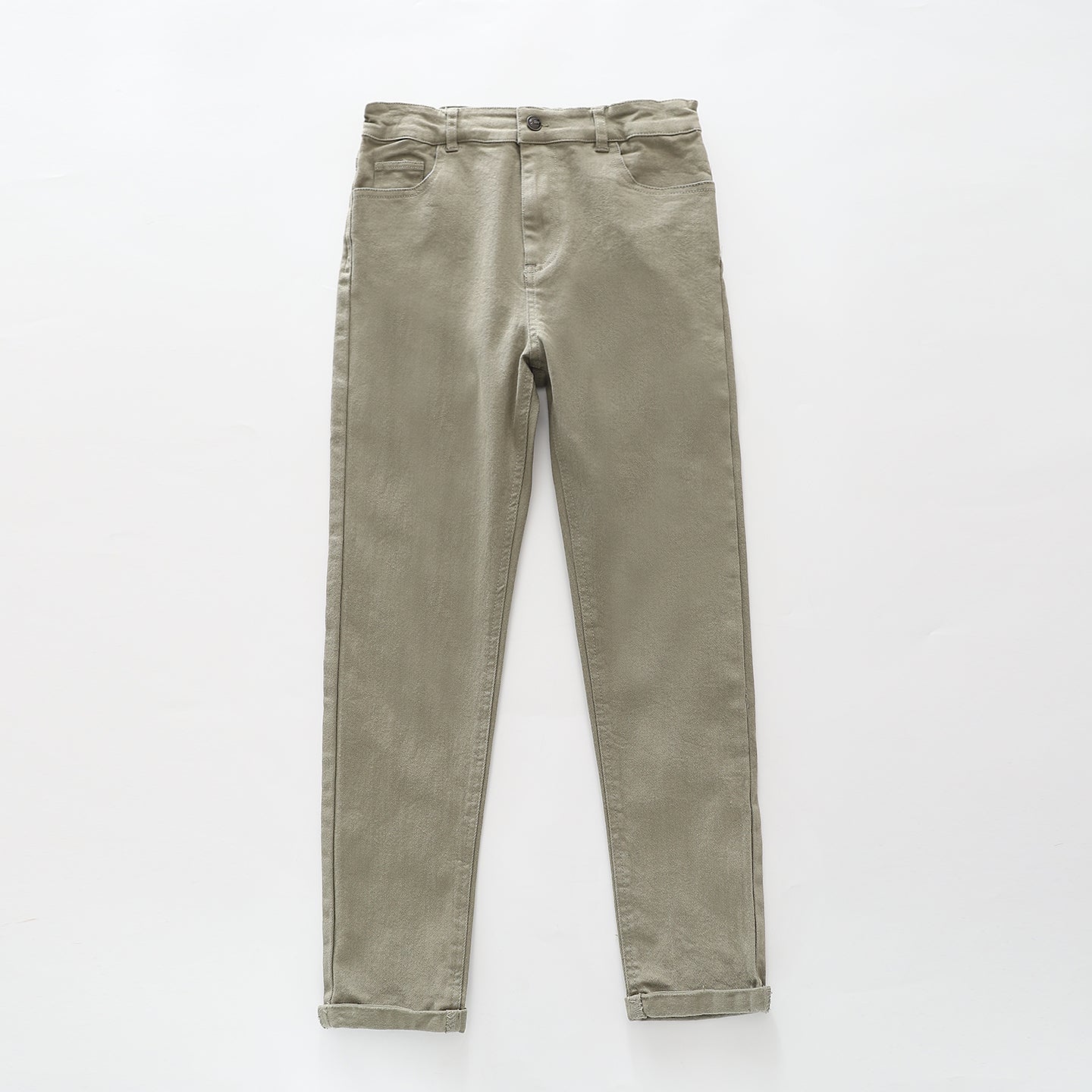 Dusty Green Jeans - Ollies Place